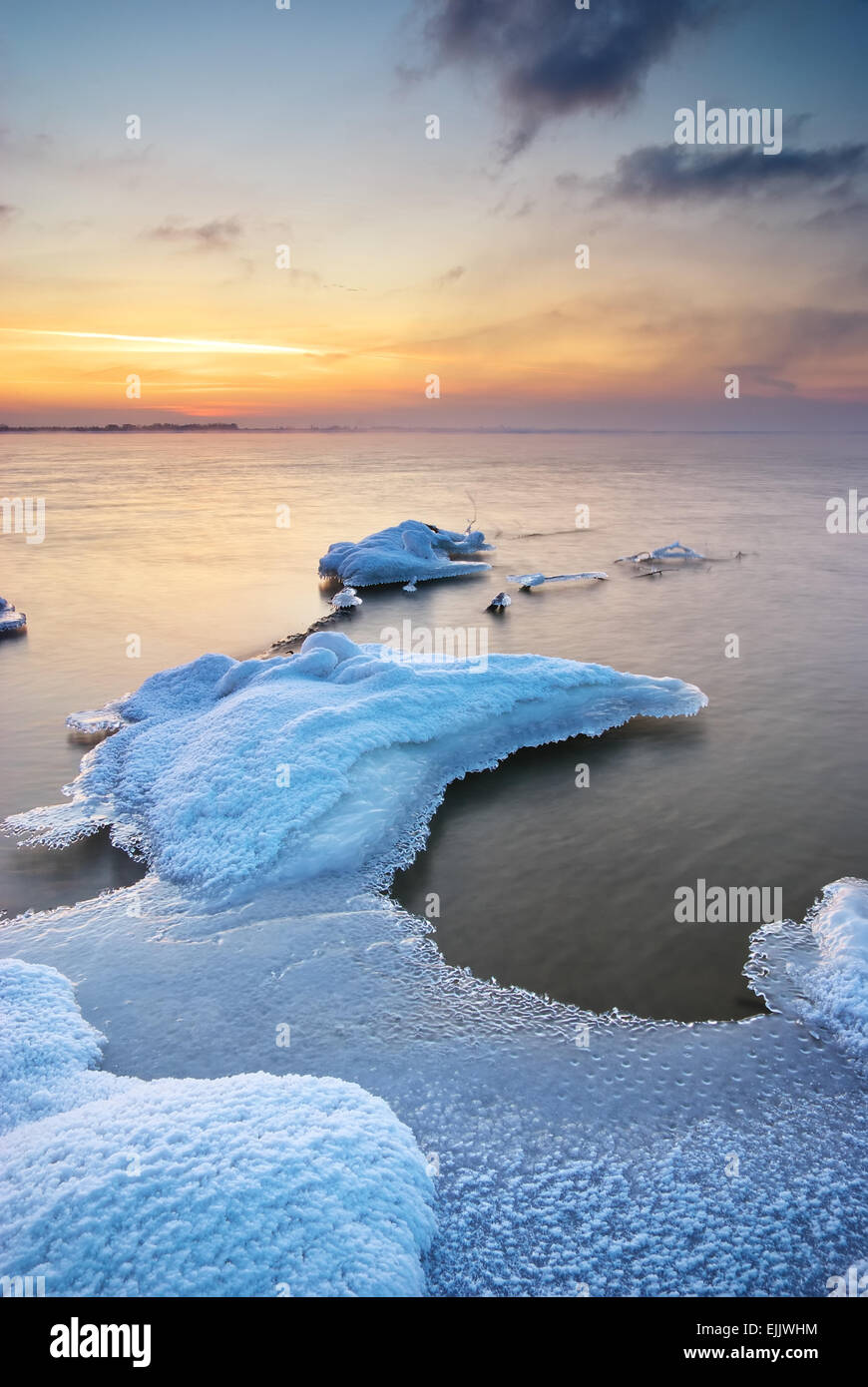 Winter landscape. Composition of nature Stock Photo - Alamy
