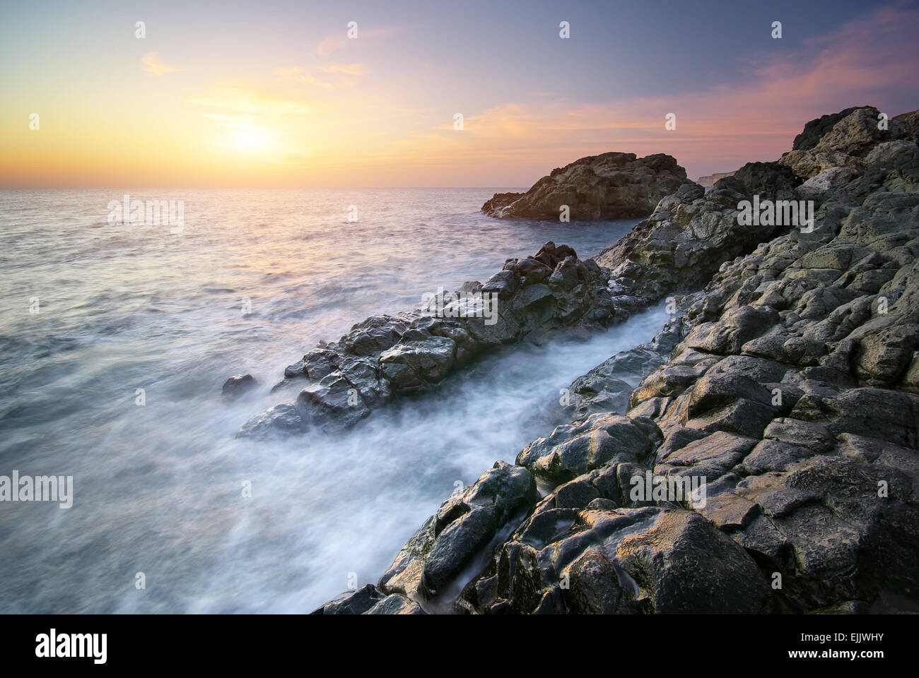 Beautiful seascape. Composition of nature Stock Photo - Alamy