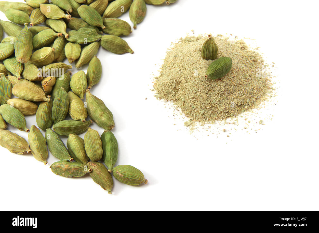 Cardamom isolated. Element of design Stock Photo - Alamy