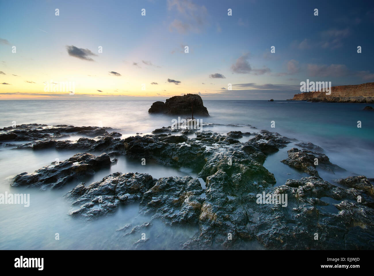 Beautiful seascape. Composition of nature Stock Photo - Alamy