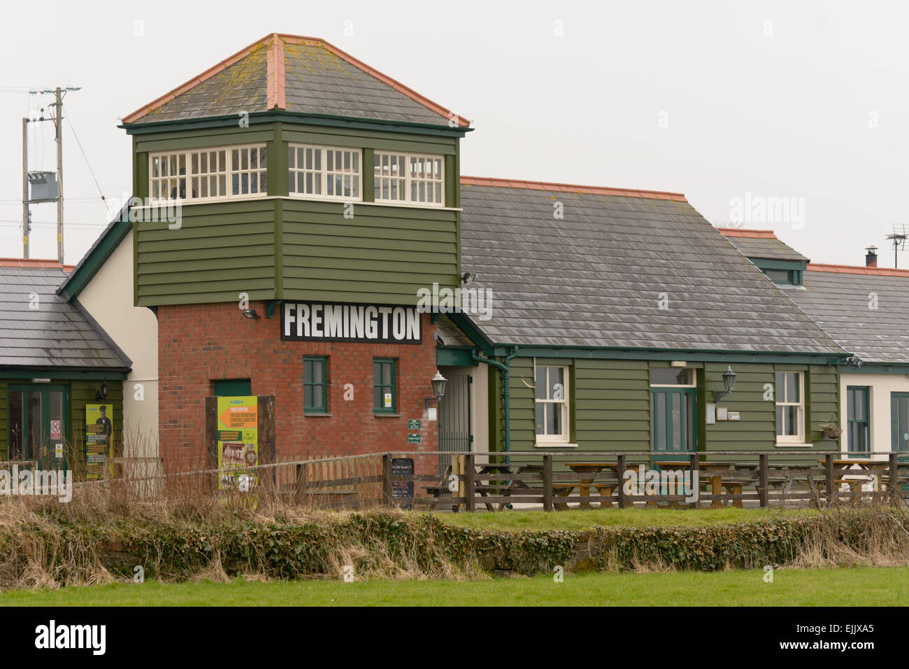 Fremington Railway Station in Fremington, Devon, England Stock Photo ...