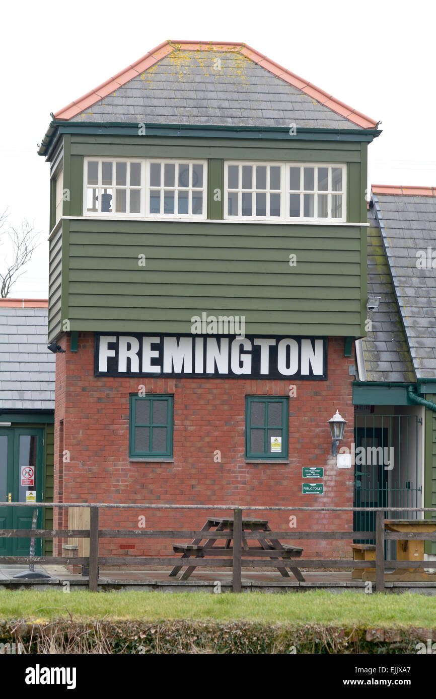 Fremington Railway Station in Fremington, Devon, England Stock Photo ...