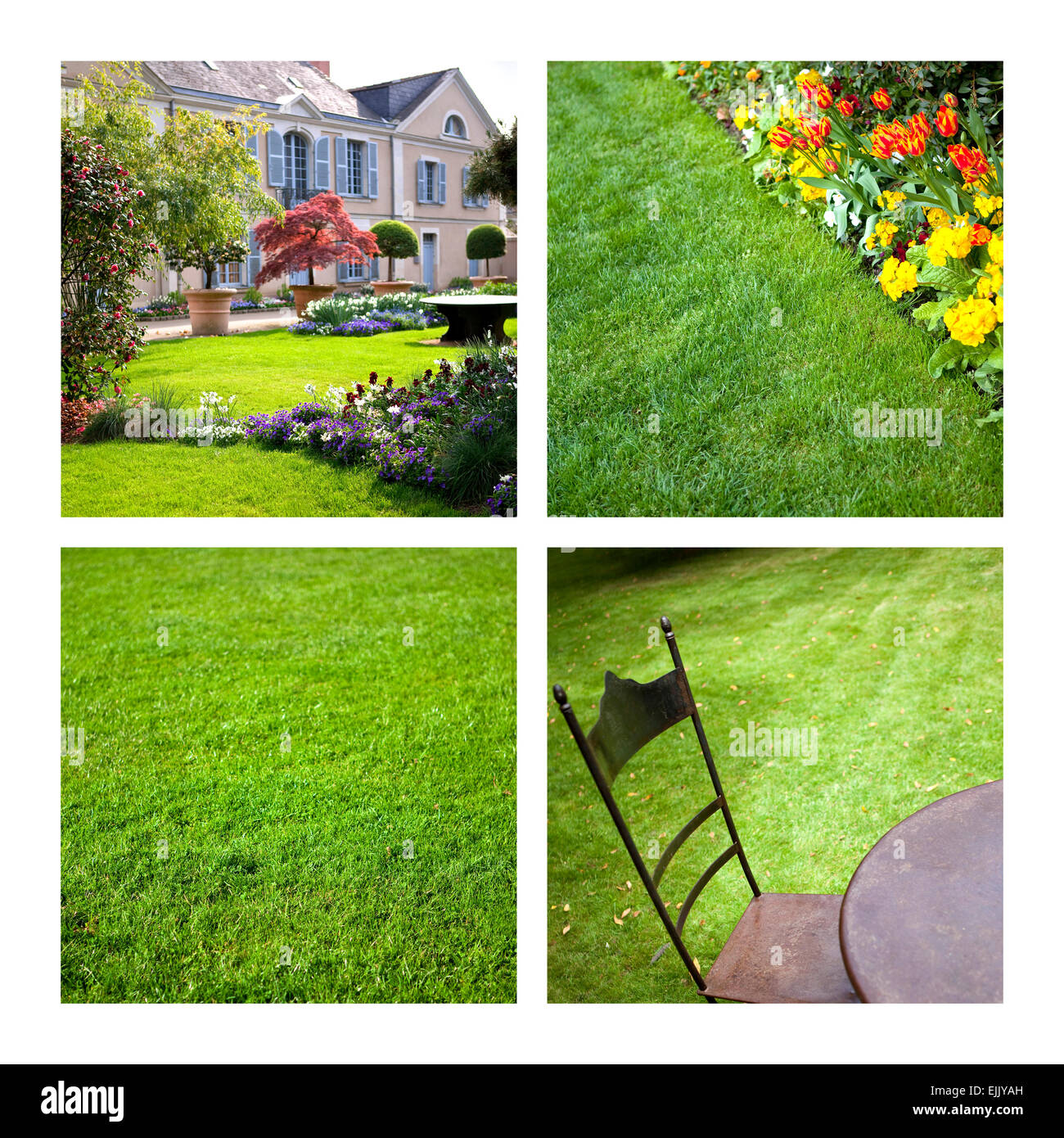 Table with grass Cut Out Stock Images & Pictures - Alamy