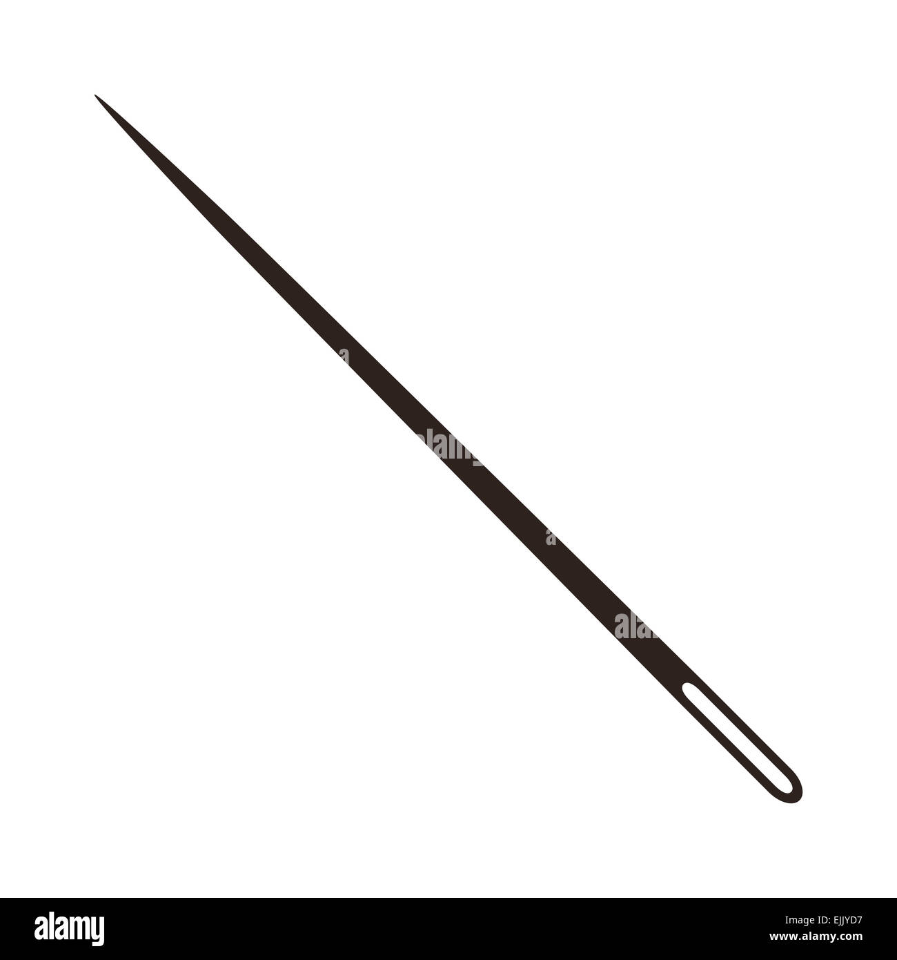 Sewing needle isolated on white background Stock Photo - Alamy