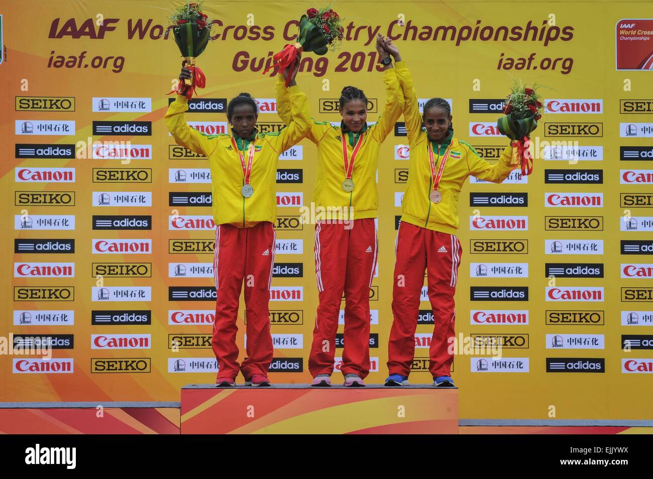 Guiyang, China's Guizhou Province. 28th Mar, 2015. Gold medalist ...