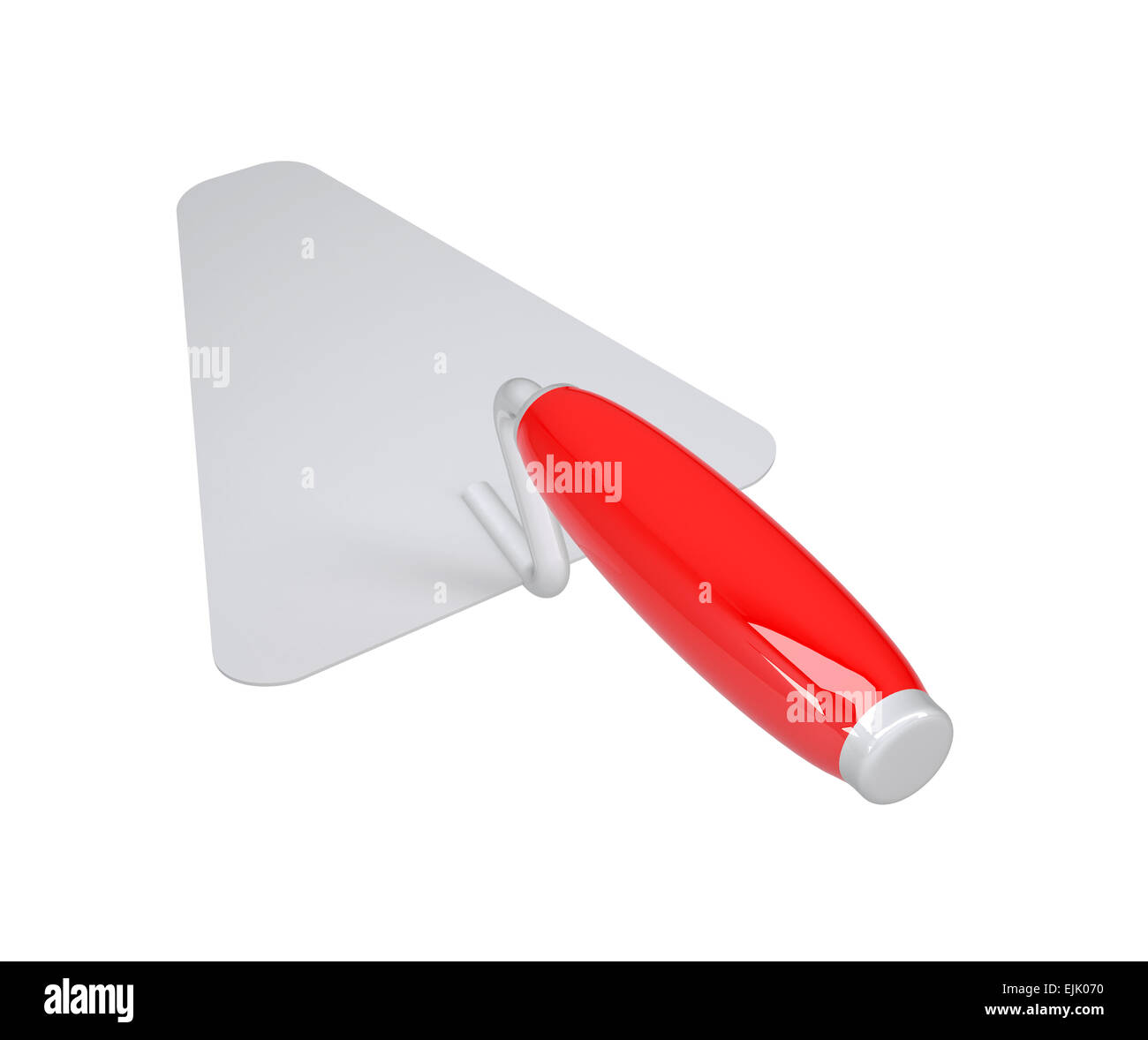 Construction trowel. Isolated Stock Photo - Alamy