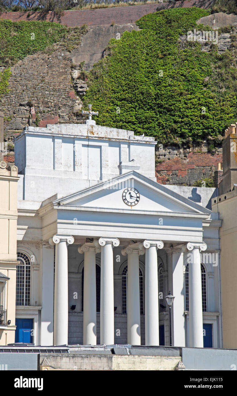 Hastings Front, Sussex, England, Church of St Mary in the Castle in ...