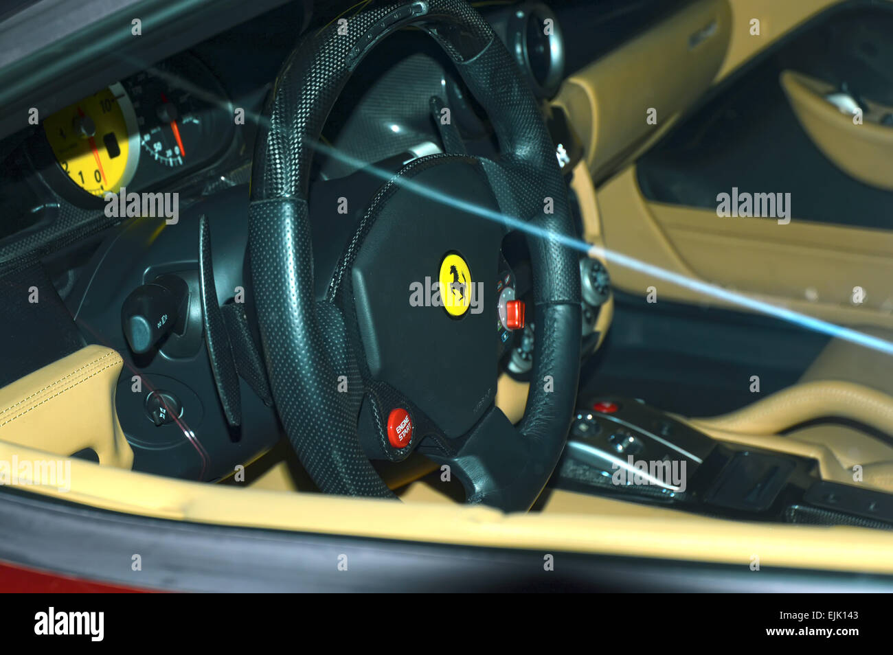 Ferrari steering wheel hi-res stock photography and images - Alamy