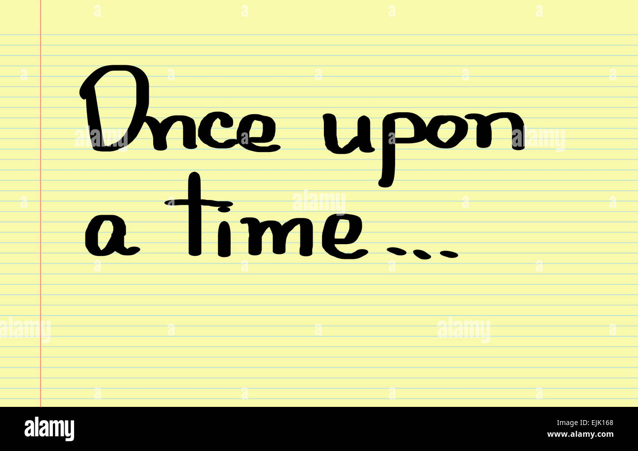 Once Upon A Time Concept Stock Photo - Alamy