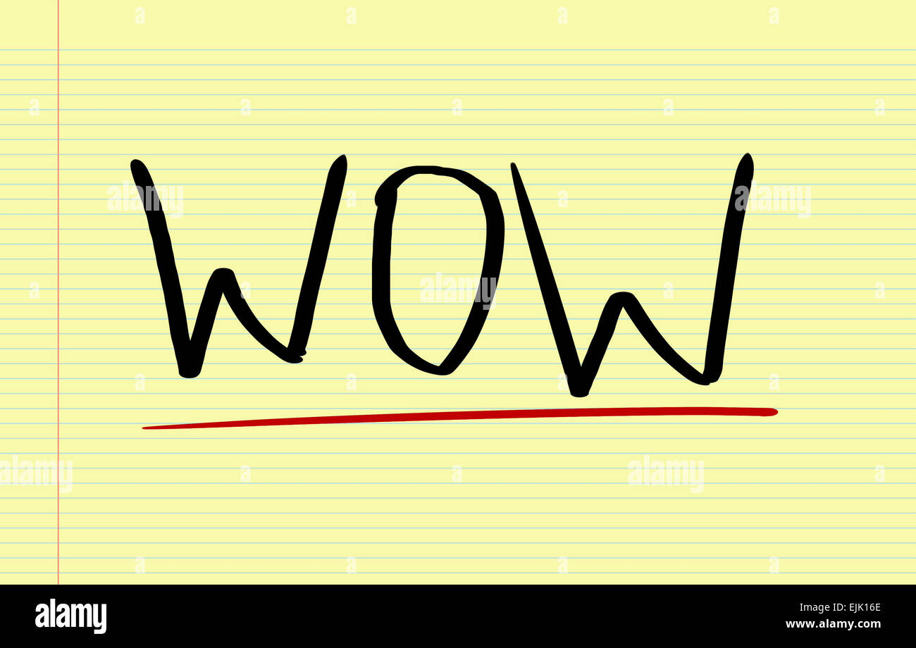 Wow symbol hi-res stock photography and images - Alamy