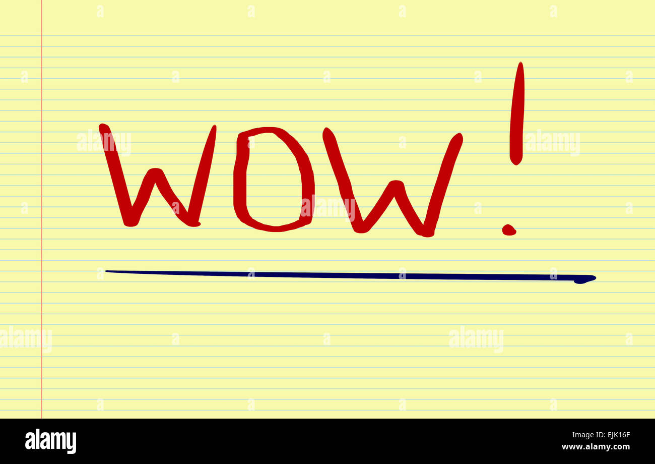 Wow symbol hi-res stock photography and images - Alamy
