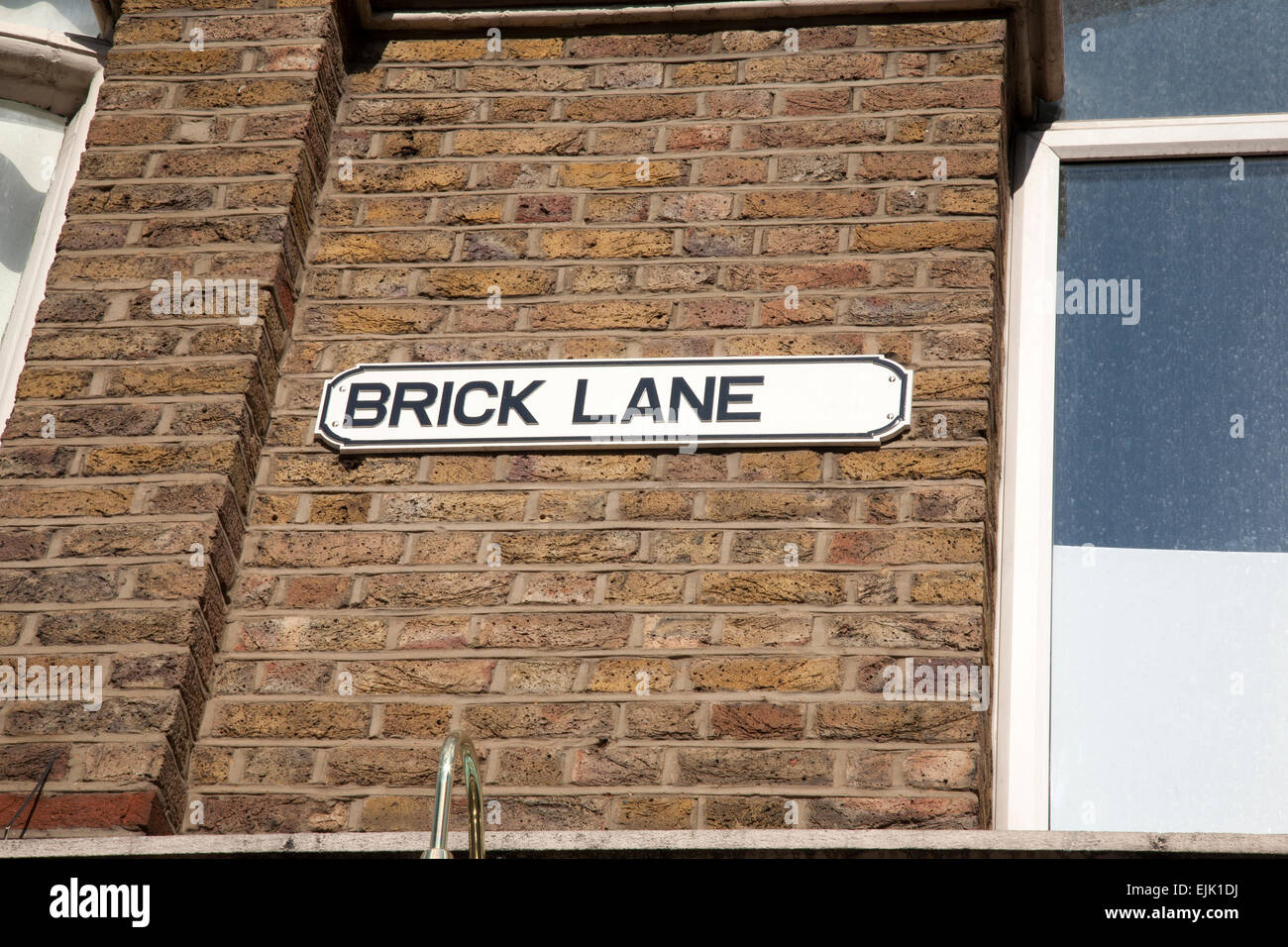 Brick Lane; Street Sign; Shoreditch, London; England; UK Stock Photo ...