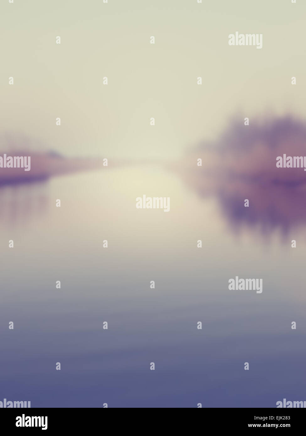 Blurred background of a river disappearing into the horizon. Designed ...