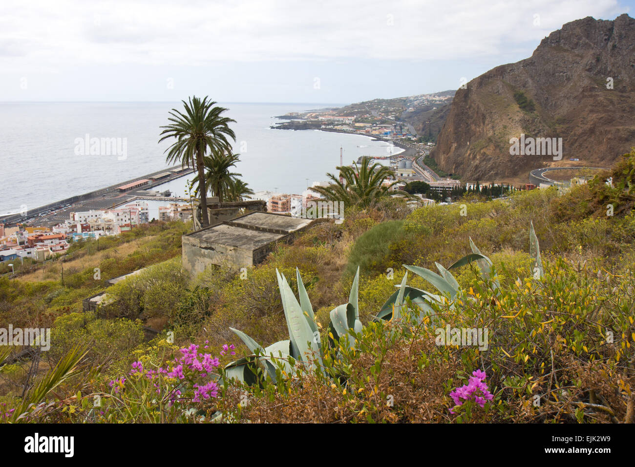 Aerial view santa cruz town hi-res stock photography and images - Alamy