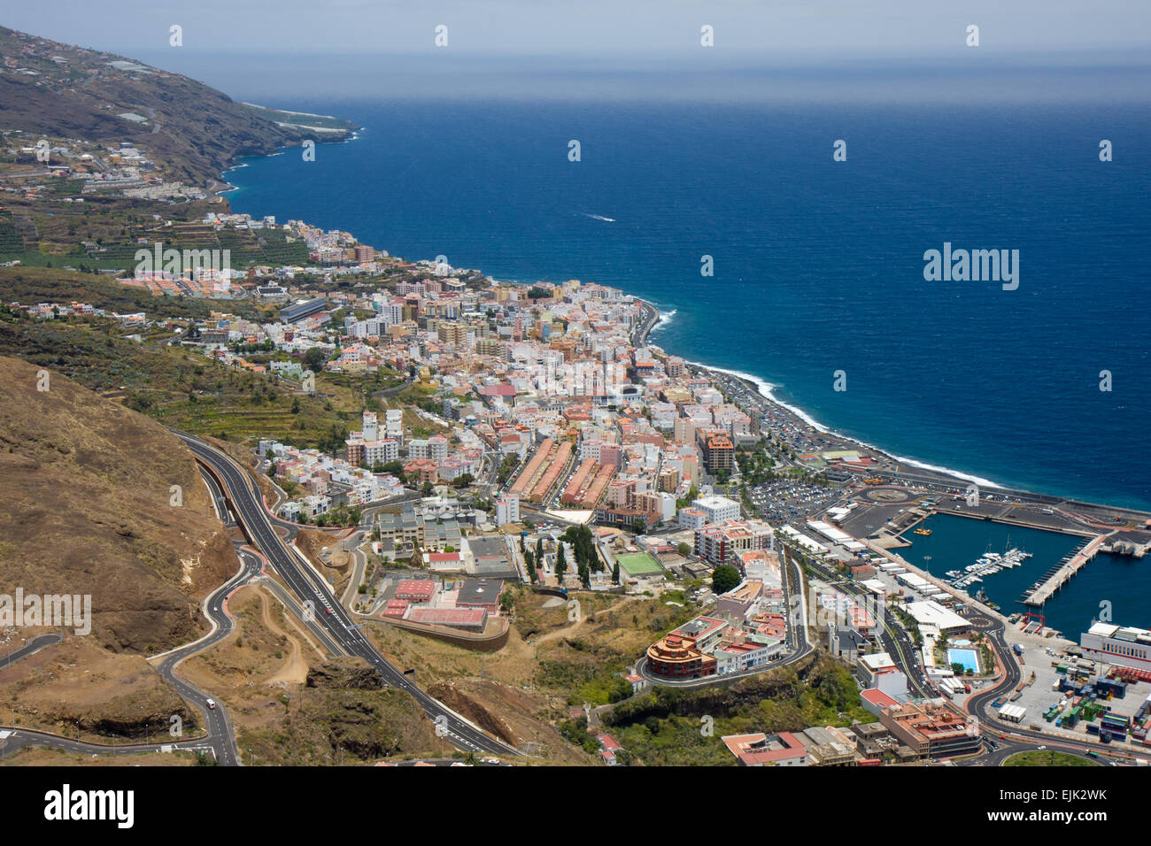 Cityscape of Santa Cruz, La Palma Stock Photo - Alamy