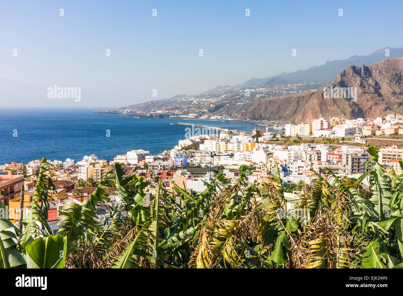 Cityscape of Santa Cruz, La Palma Stock Photo - Alamy