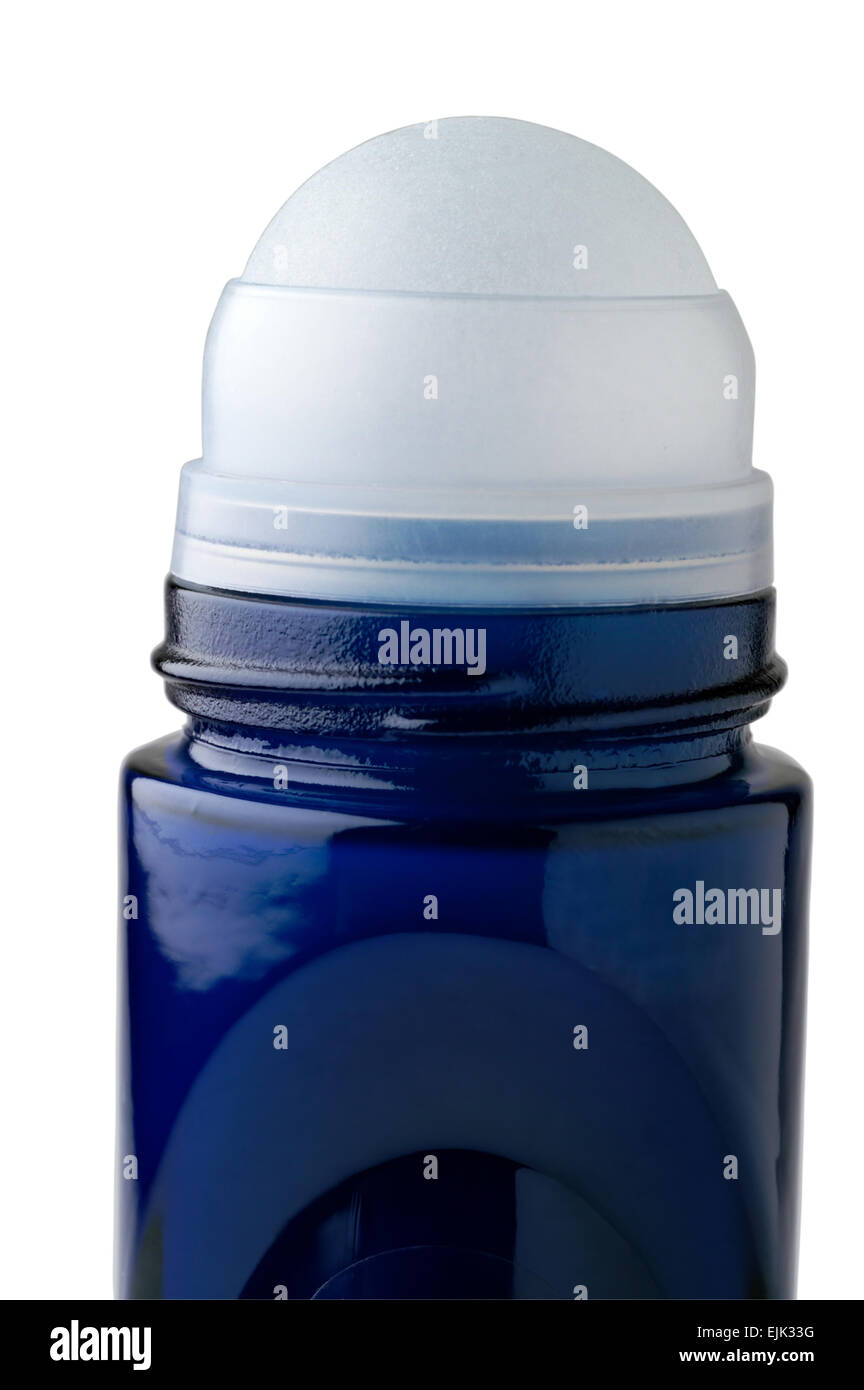Roll-on deodorant with clipping path close-up Stock Photo - Alamy