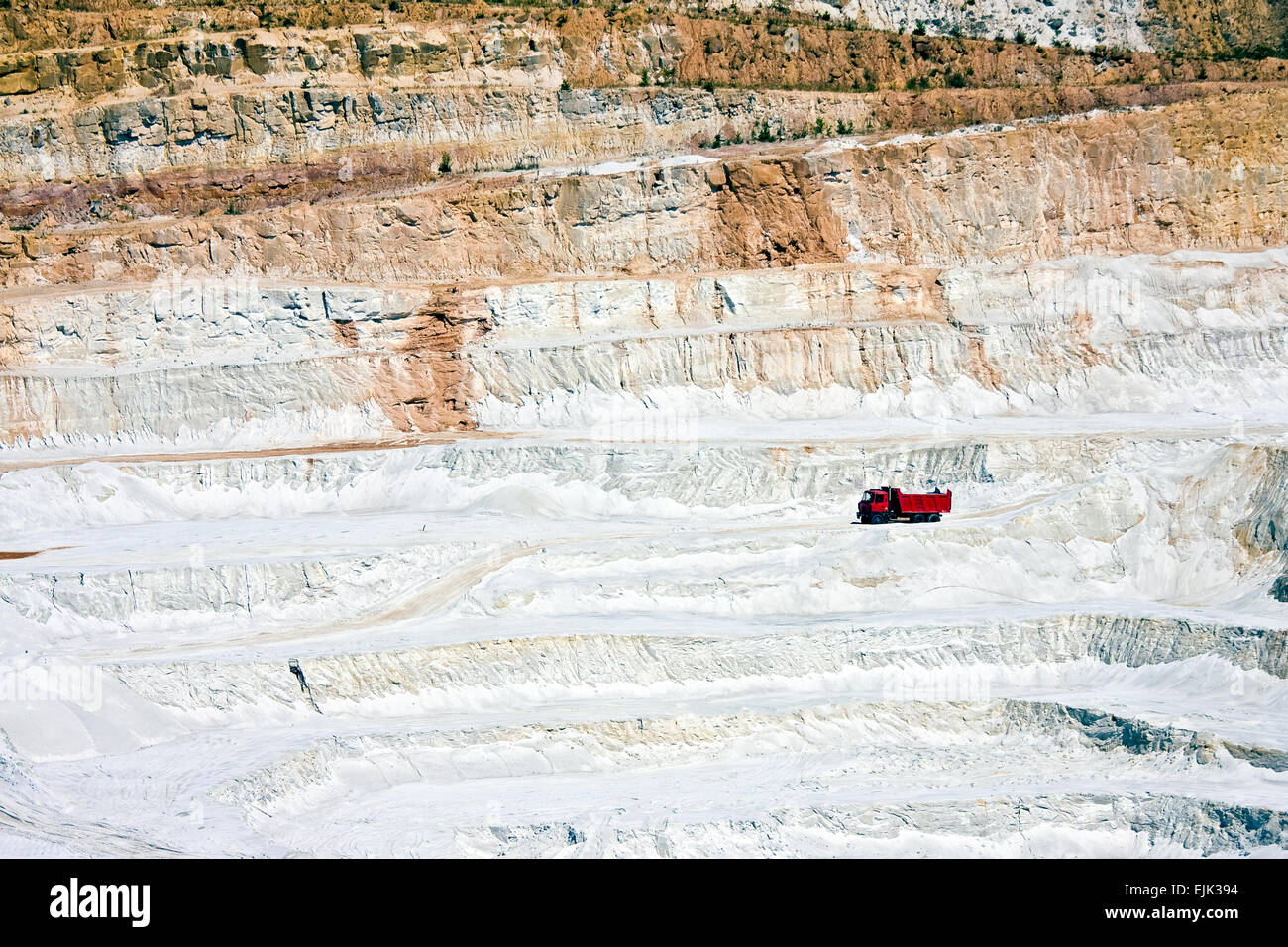 Enormous open-pit magnesium mine in Czech Stock Photo - Alamy
