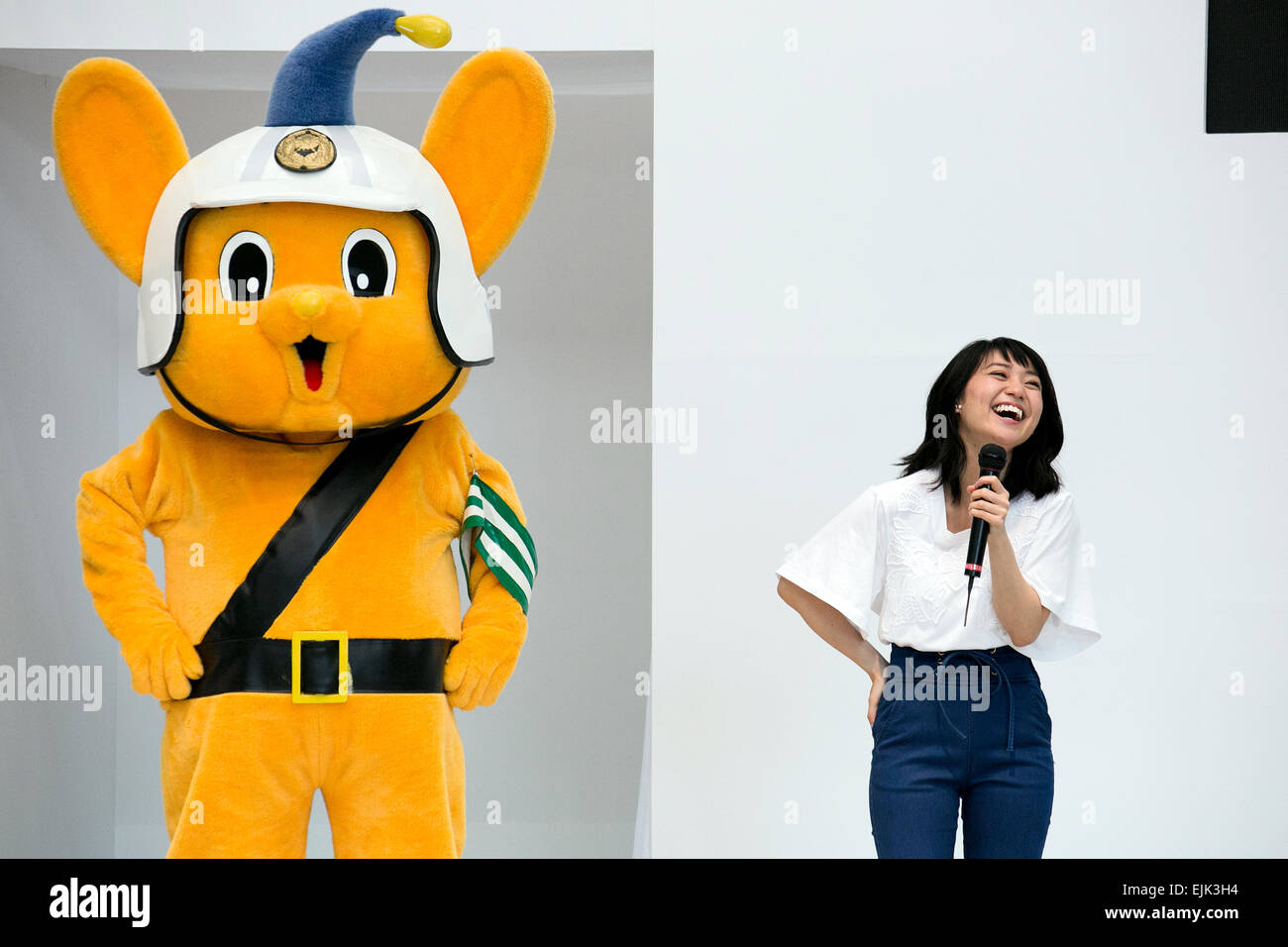 Tokyo, Japan. 28th March, 2015. Former AKB48 member Yuko Oshima attends ...