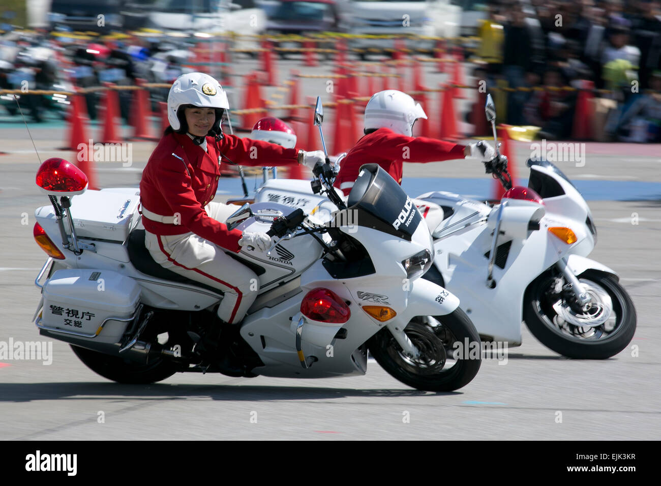 Tokyo, Japan. 28th March, 2015. Members of the Metropolitan Police ...