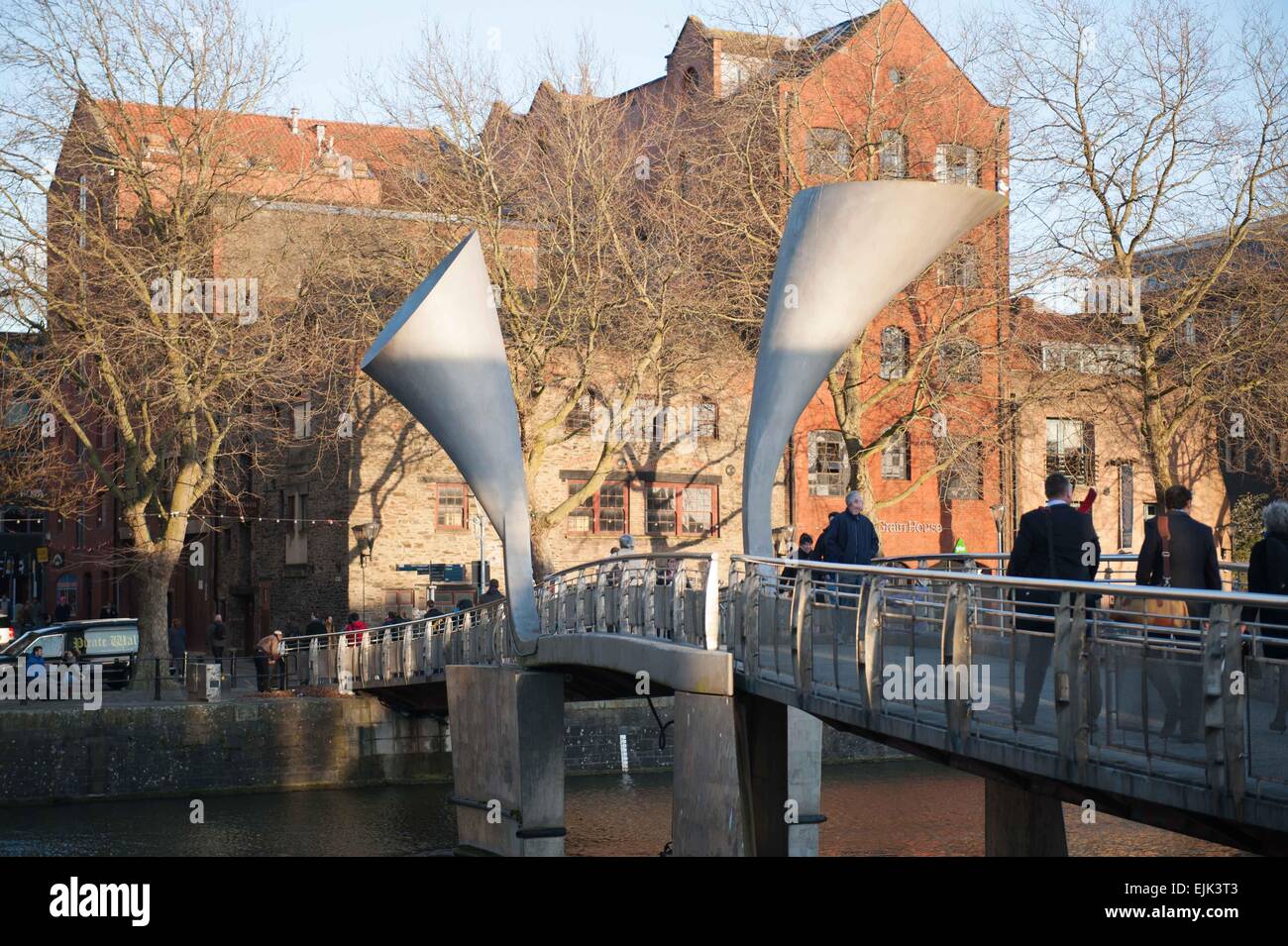 Pero's Bridge Bristol city centre Stock Photo - Alamy