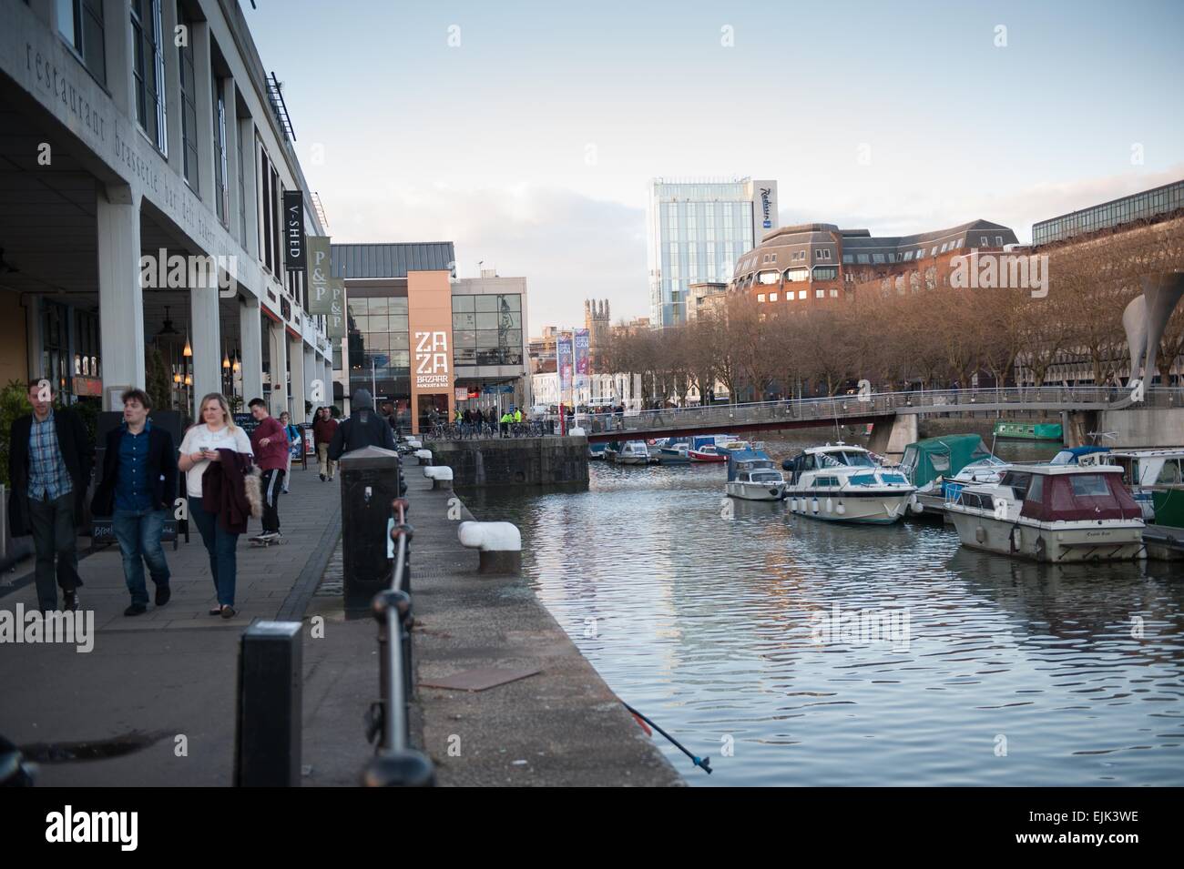 Bristol city centre skyline buildings Stock Photo - Alamy