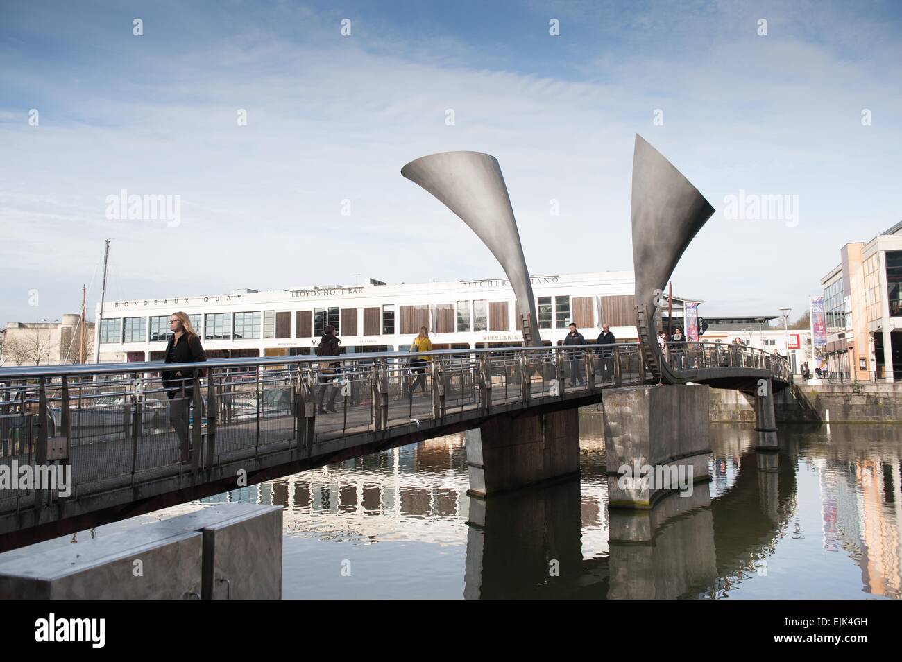 Pero's Bridge Bristol city centre Stock Photo - Alamy