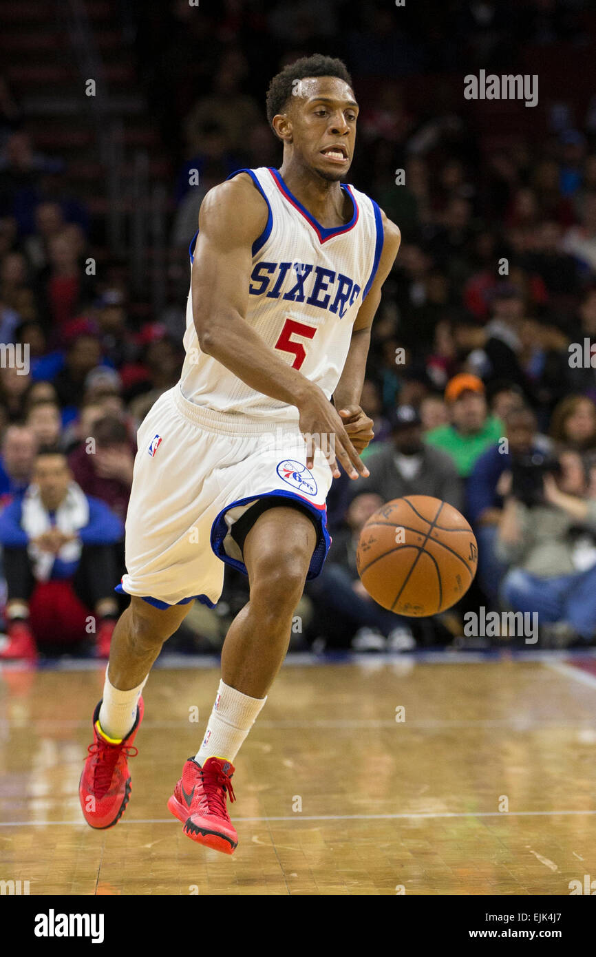 Philadelphia, Pennsylvania, USA. 27th Mar, 2015. Philadelphia 76ers ...