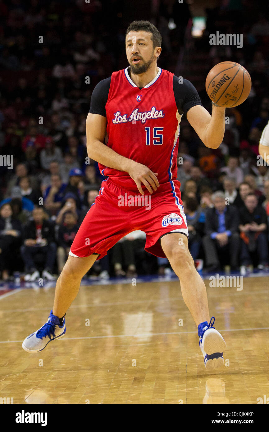 Philadelphia, Pennsylvania, USA. 27th Mar, 2015. Los Angeles Clippers ...