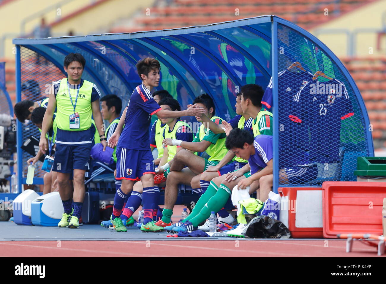 Shah Alam, Malaysia. 27th Mar, 2015. Yuta Toyokawa (JPN) Football ...