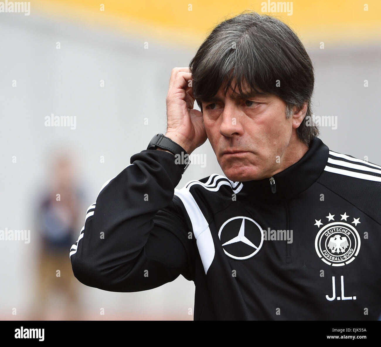 Tbilisi, Georgia. 28th Mar, 2015. German national team's head coach ...