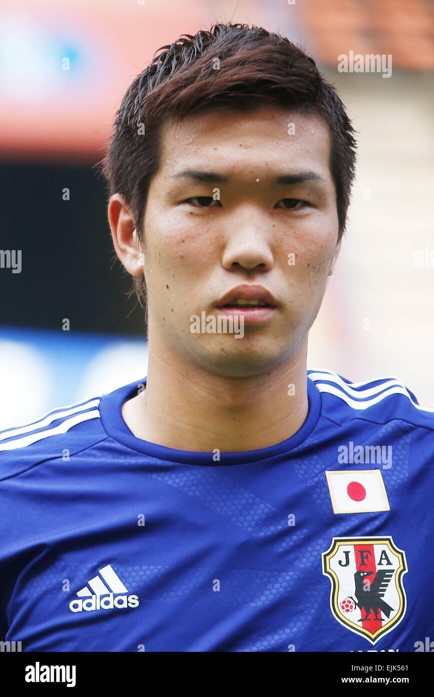 Shah Alam, Malaysia. 27th Mar, 2015. Takuya Iwanami (JPN) Football/Soccer : AFC U-23 ...