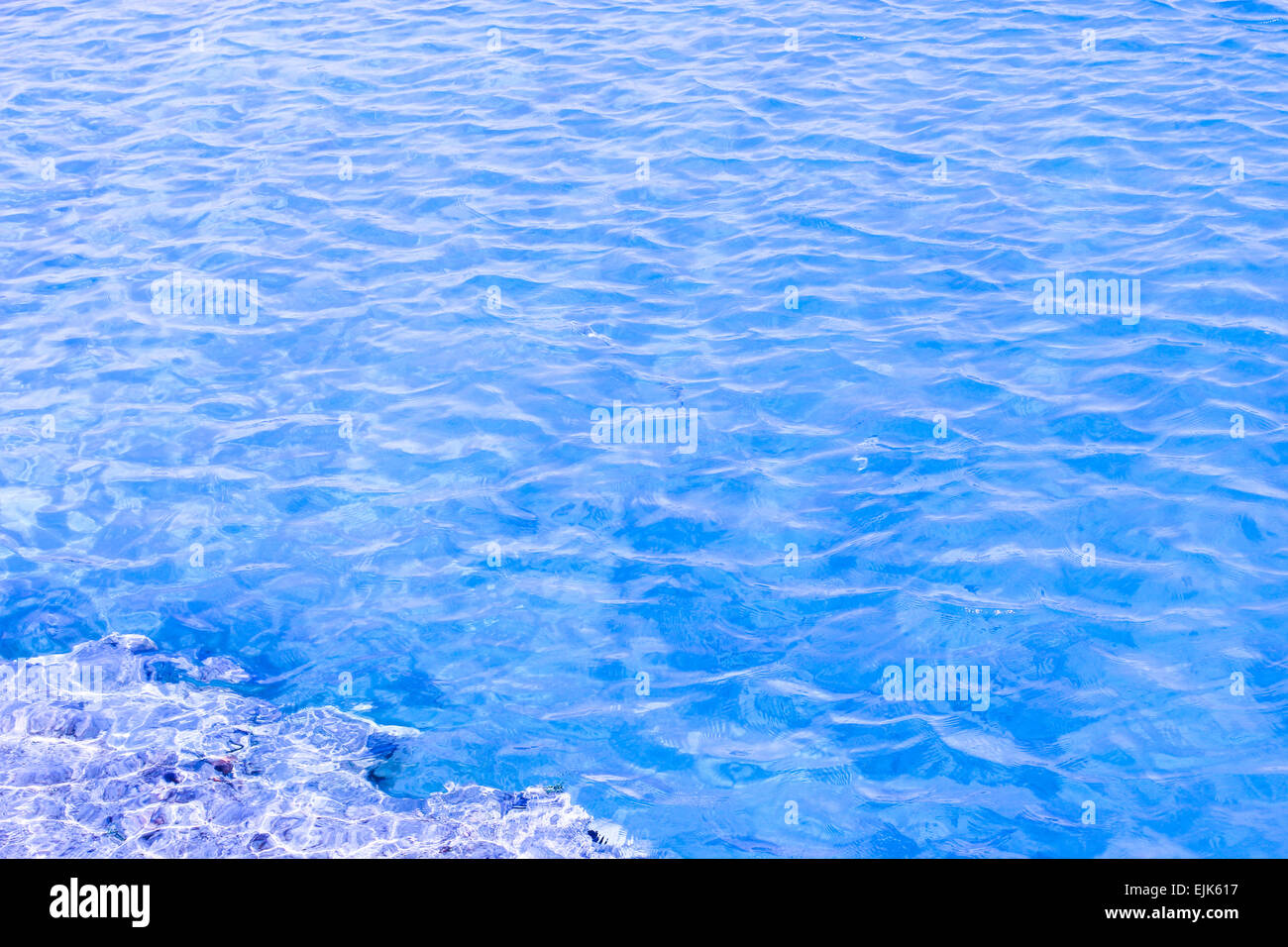 Sea background. Blue water texture Stock Photo - Alamy