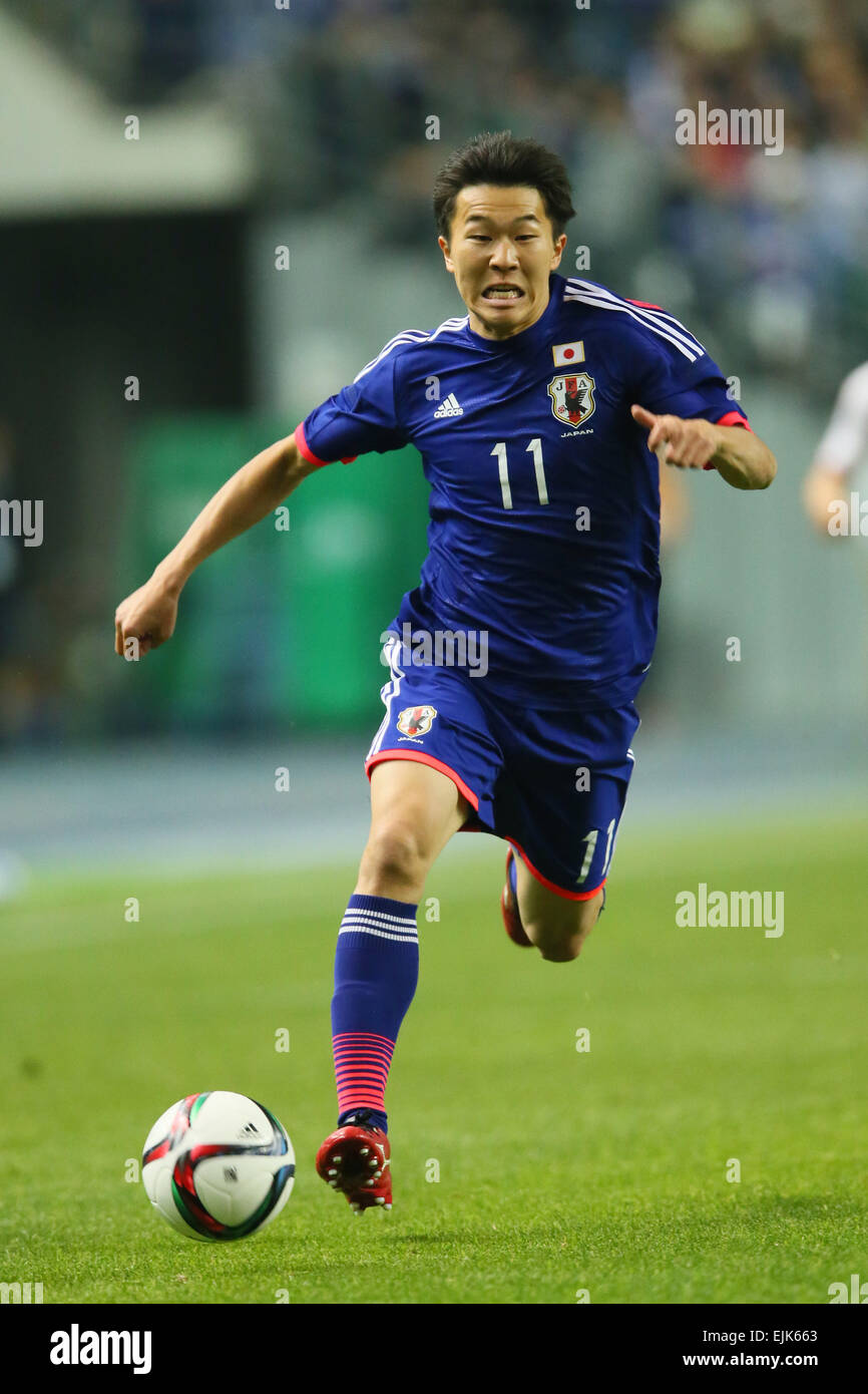 Oita Sports Park Stadium, Oita, Japan. 27th Mar, 2015. Kensuke Nagai (JPN), MARCH 27, 2015 ...