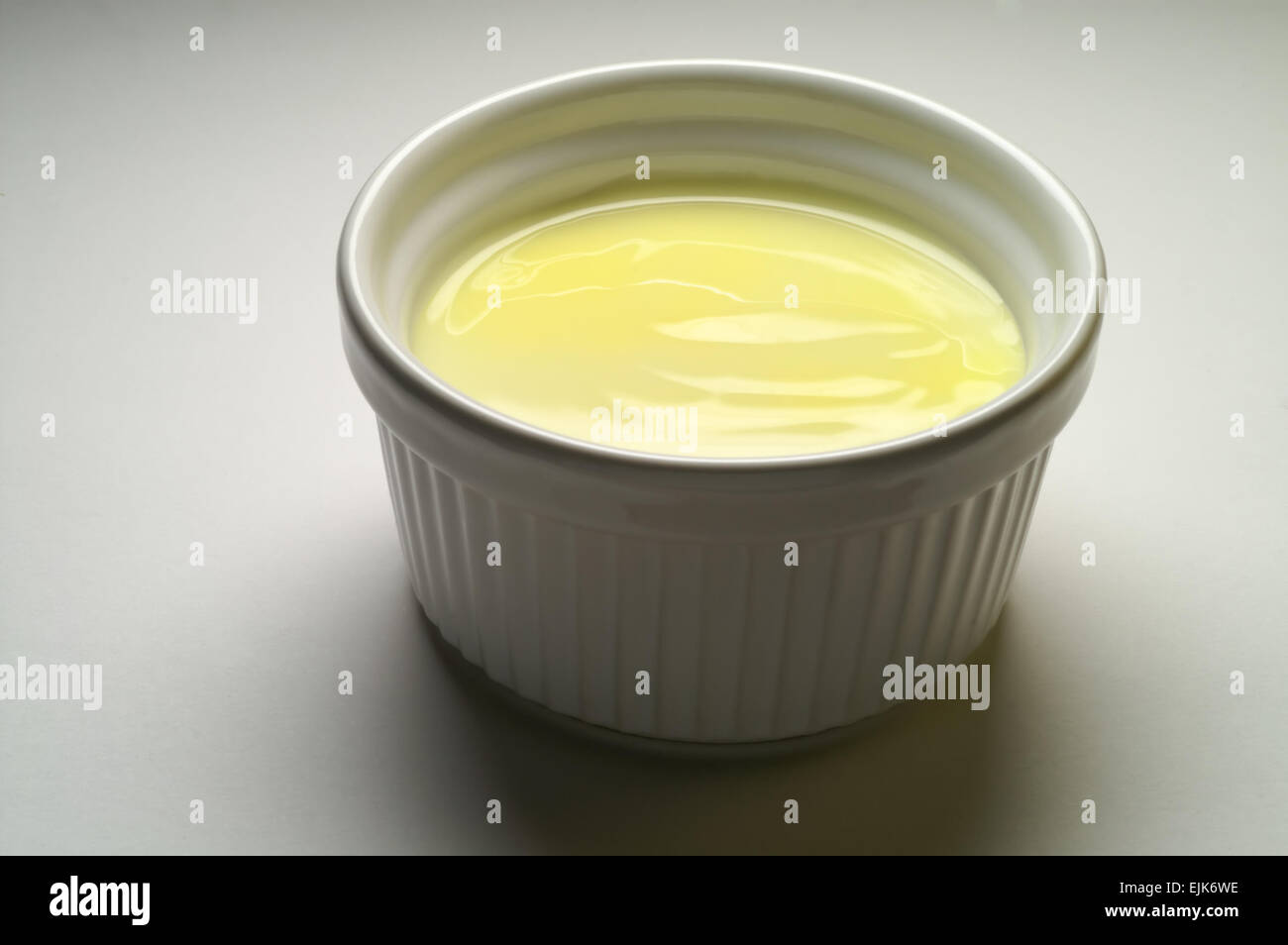 Vanilla cream cup Stock Photo - Alamy
