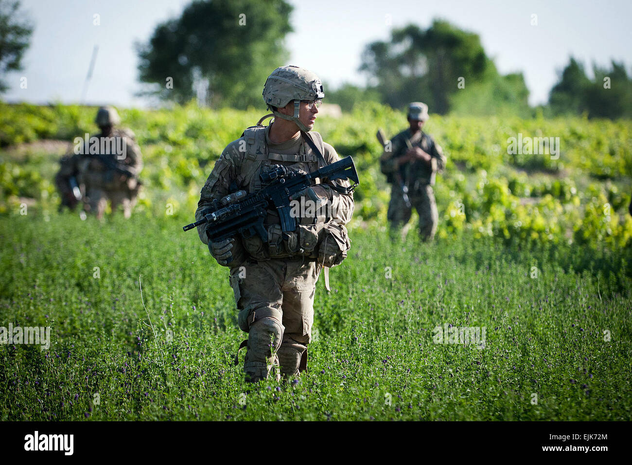 Pfc. Erick Montoya, A paratrooper with the 82nd Airborne Division's 1st ...