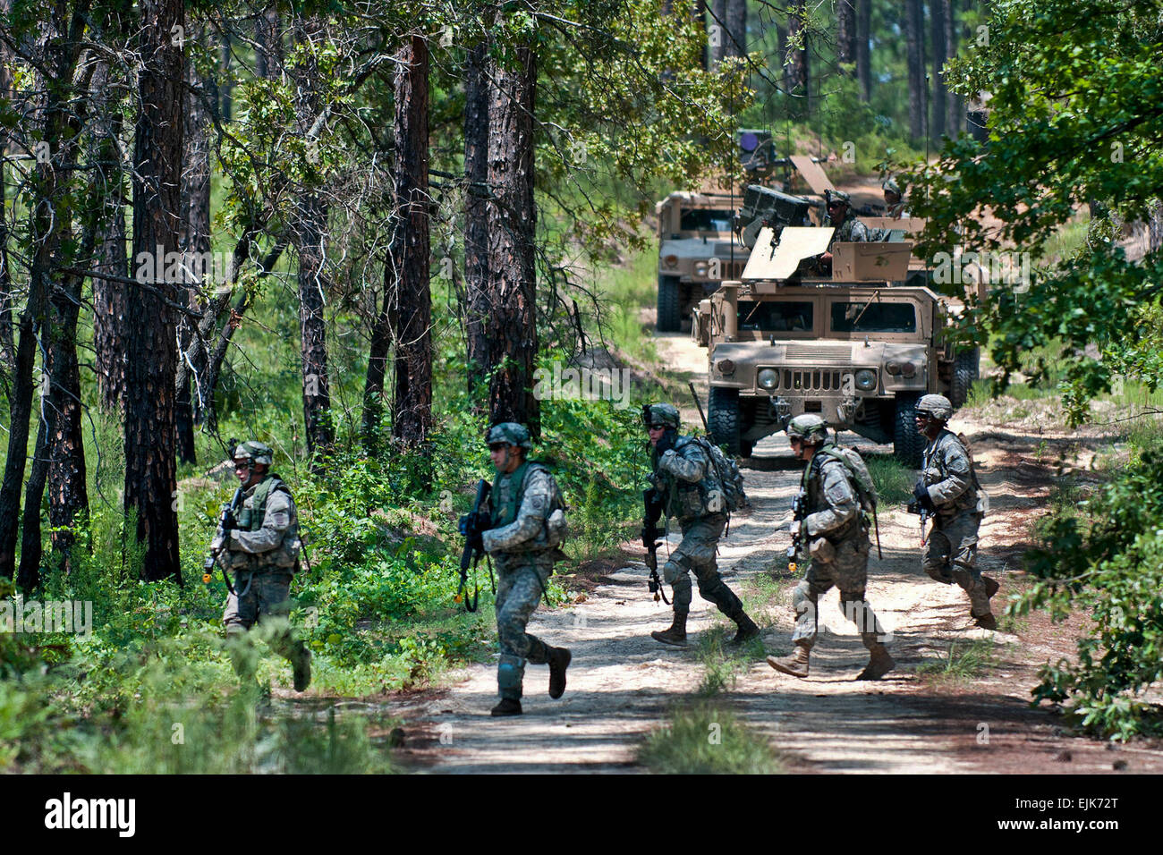A route-reconnaissance team of cavalry scouts with the 82nd Airborne ...