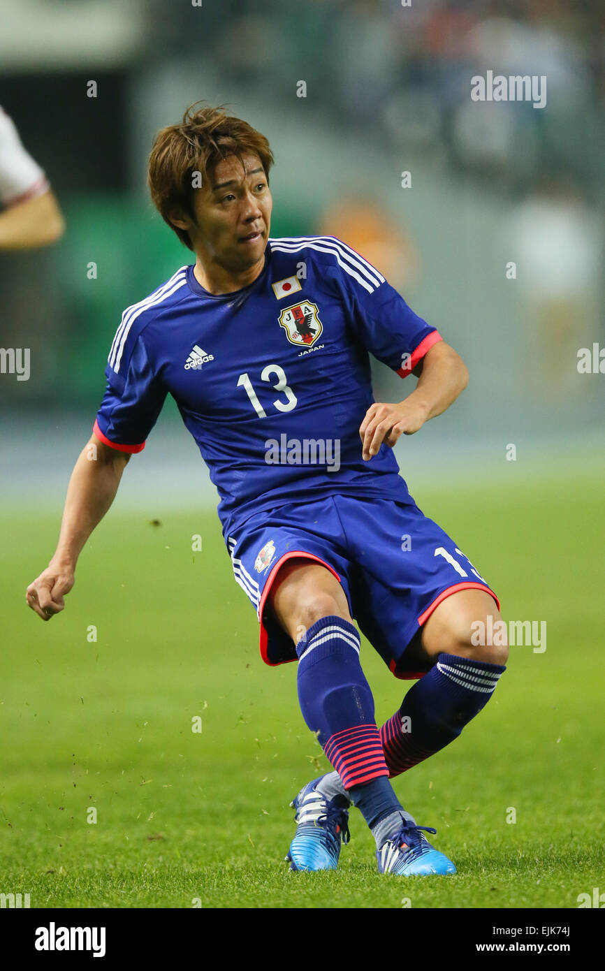 Oita Sports Park Stadium, Oita, Japan. 27th Mar, 2015. Hiroshi Kiyotake (JPN), MARCH 27, 2015 ...