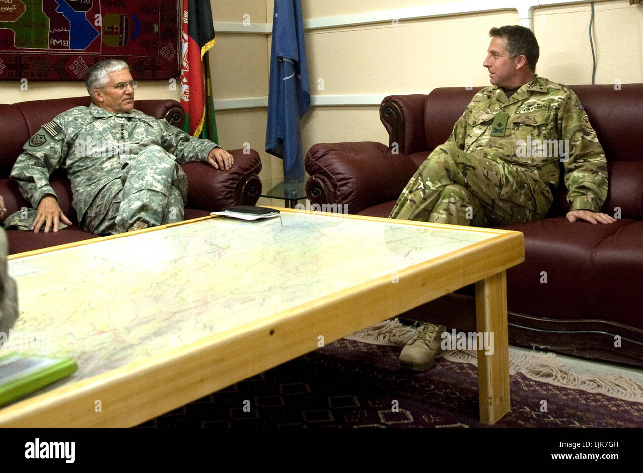 British Army Maj. Gen. Nick Carter, Commander of ISAF Regional Command ...