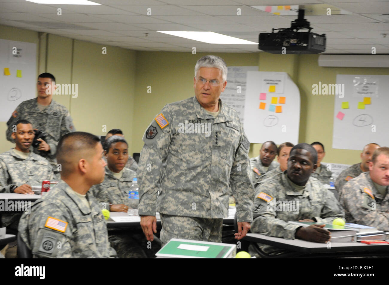 Gen. George W. Casey, speaks with Master Resilience Training School ...
