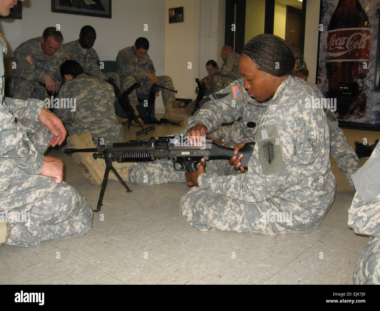 U.S. Army Officer Candidate Latrice Key, of Bravo Company, 3rd ...