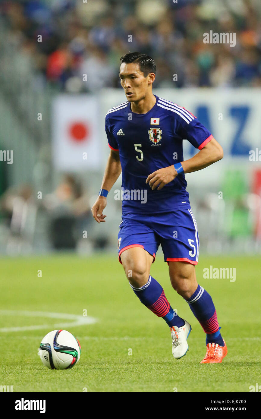 Oita Sports Park Stadium, Oita, Japan. 27th Mar, 2015. Tomoaki Makino (JPN), MARCH 27, 2015 ...