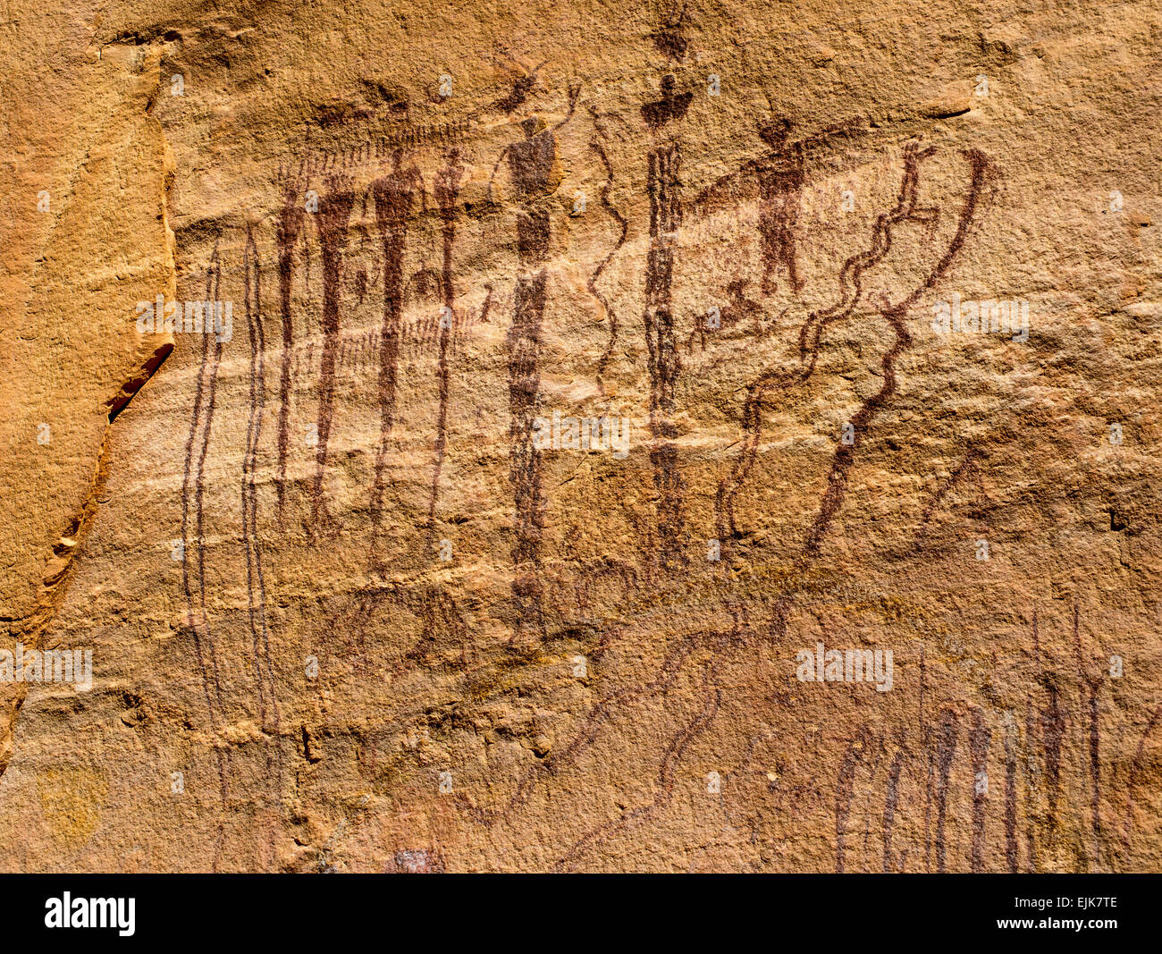 Buckhorn Wash Pictographs - San Rafael Swell - Utah Stock Photo - Alamy