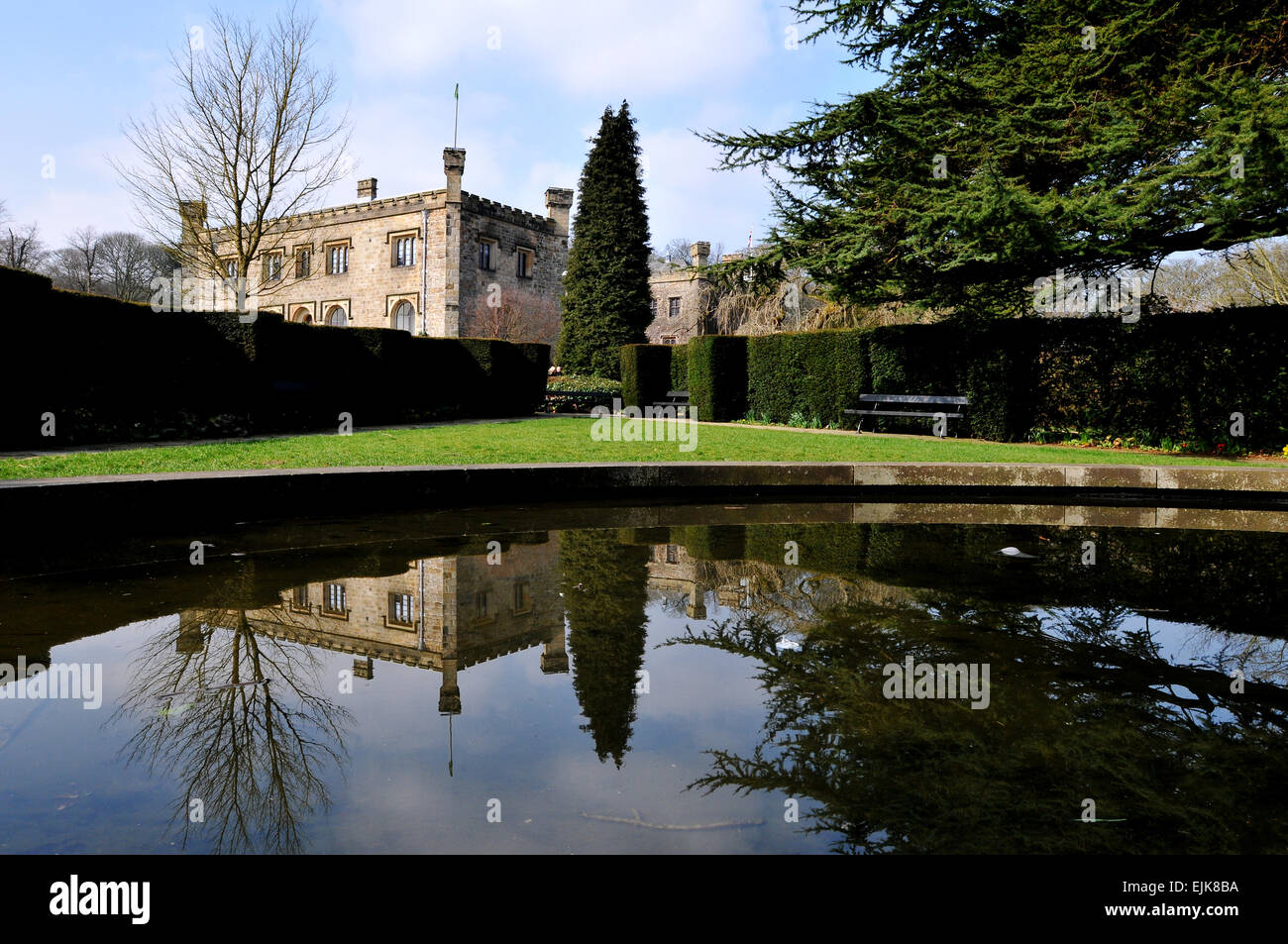Towneley Hall and Museum, Towneley Park, Burnley, Lancashire. UK Stock ...