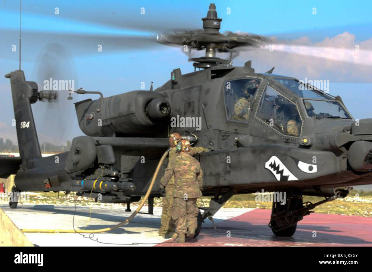 Soldiers from Task Force Attack, 159th Combat Aviation Brigade, 101st ...