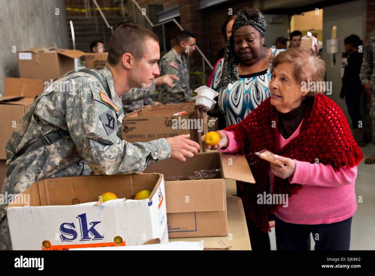 Spc. Anthony Monte along with Soldiers from the 50th Infantry Brigade ...