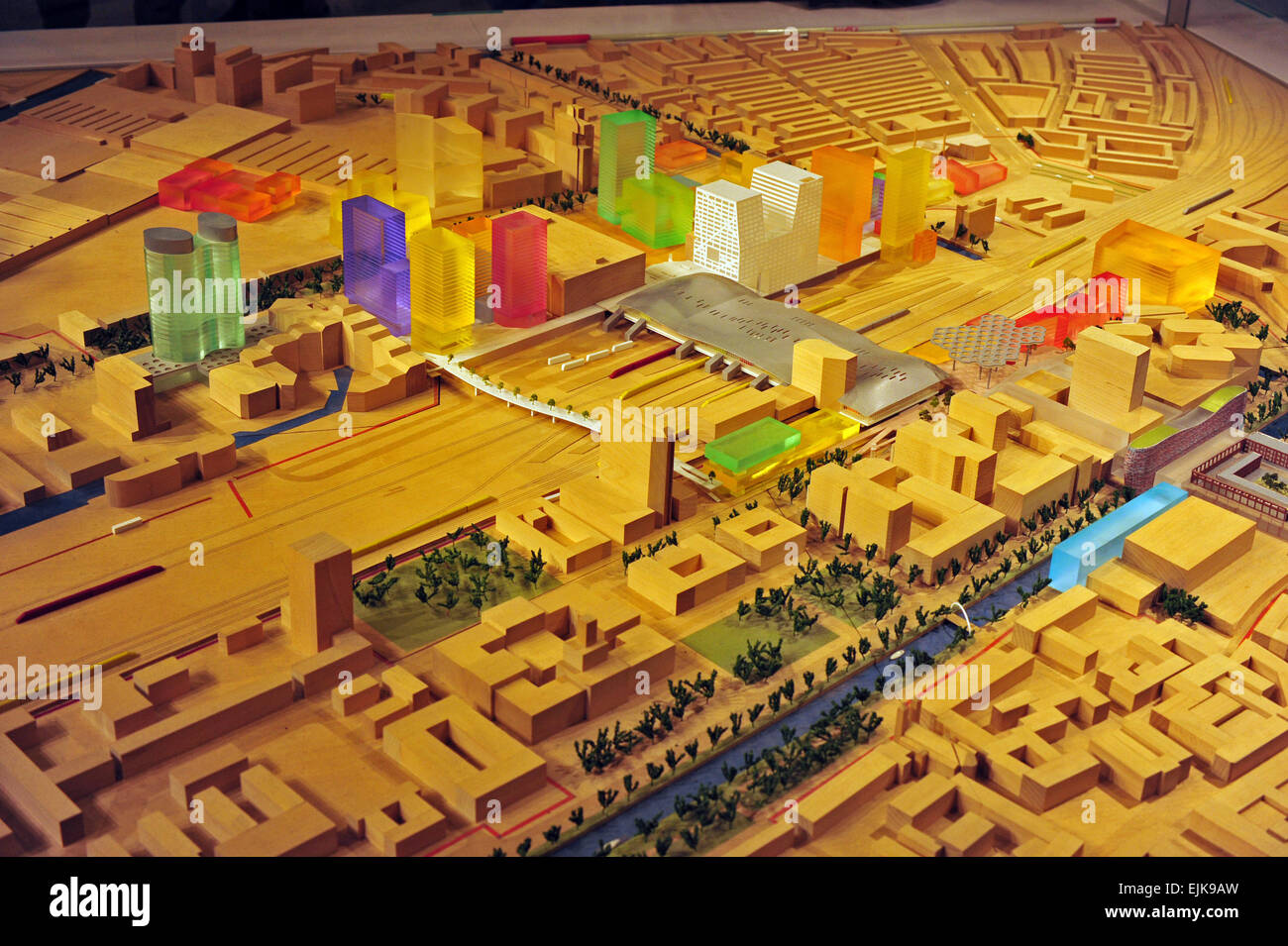 View on a model for urban development of the City of Utrecht, Holland ...