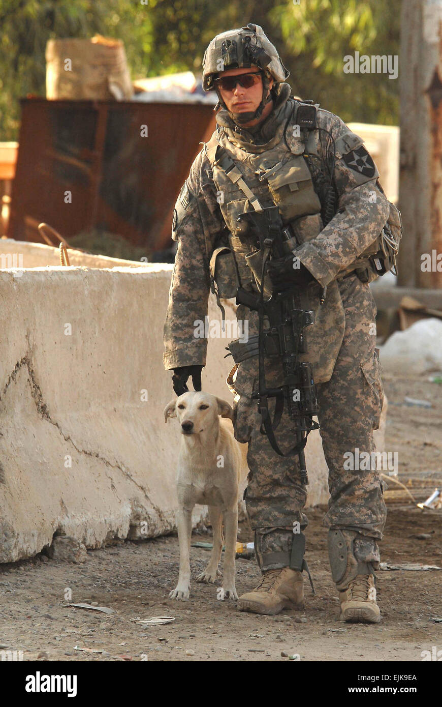 U.S. Army Sgt. Justin Silverthorn, from Charlie Company, 4th Battalion ...
