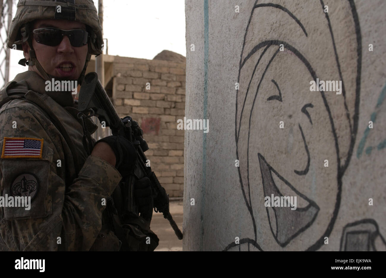 U.S. Army 1st Lt. Blackburn, from 3rd Squadron, 3rd Armor Cavalry ...