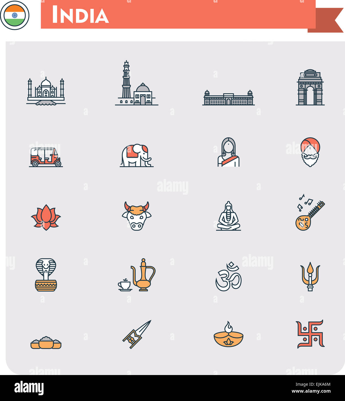 India icon temple hi-res stock photography and images - Alamy